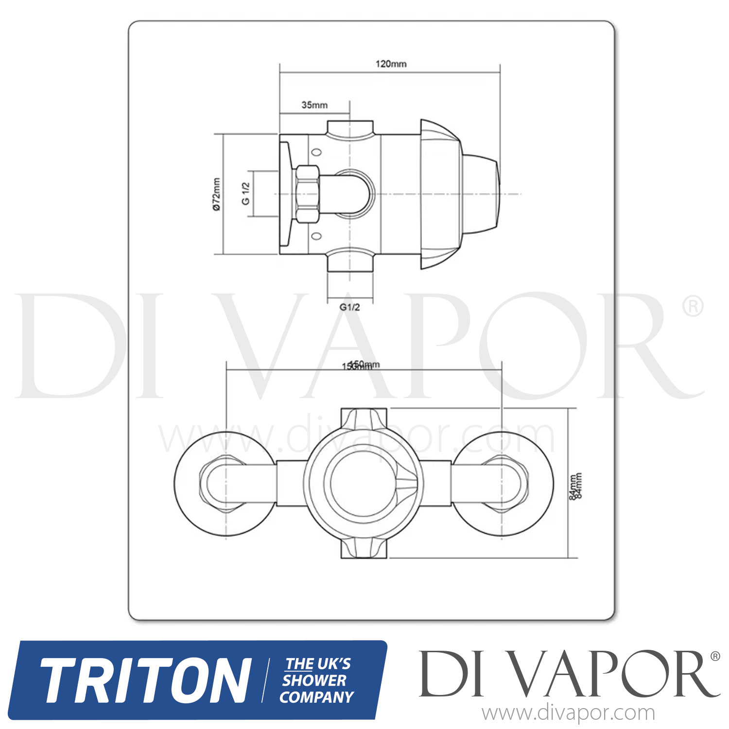 Triton Lentini Concentric Mixer Shower Spare Parts Tr Dv 319